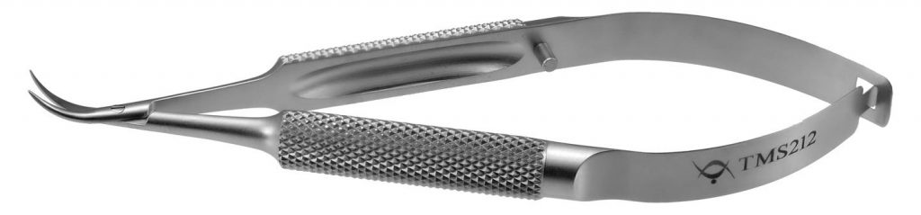 TMS301 Conjunctival Scissors Curved, Round Handle, Stainless Steel ...